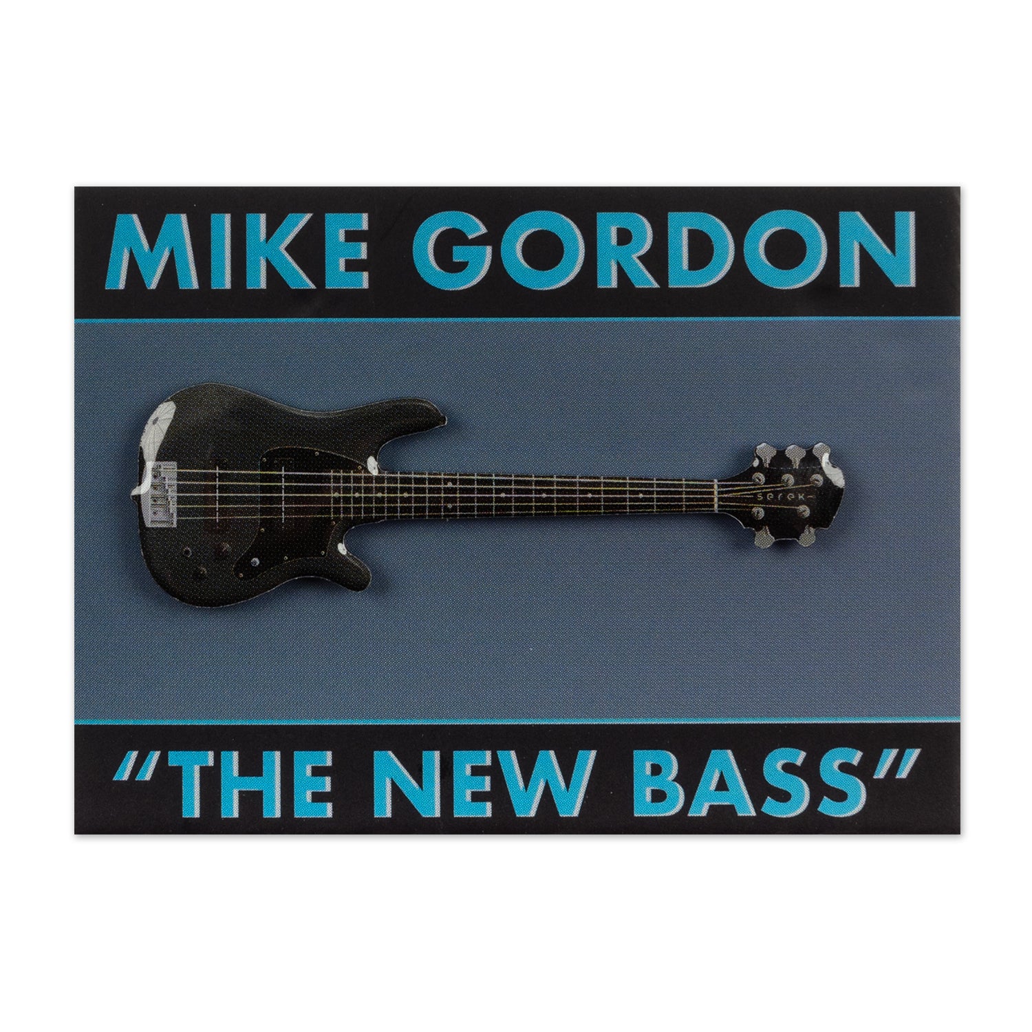 Mike Gordon "New Bass" Pin – Phish Dry Goods