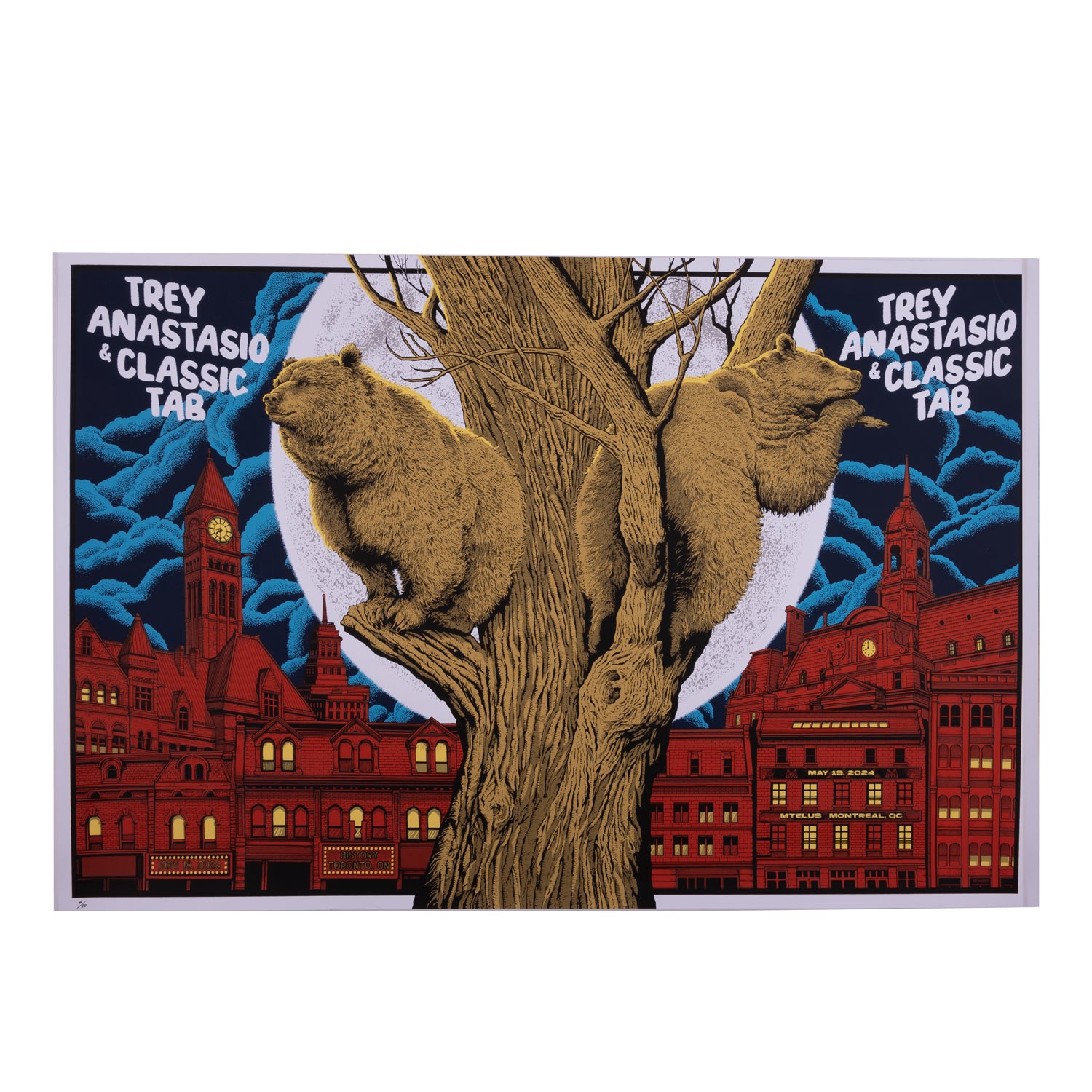EVENT POSTER (DIPTYCH) - CTAB - TORONTO/MONTREAL 2024 – Phish Dry Goods